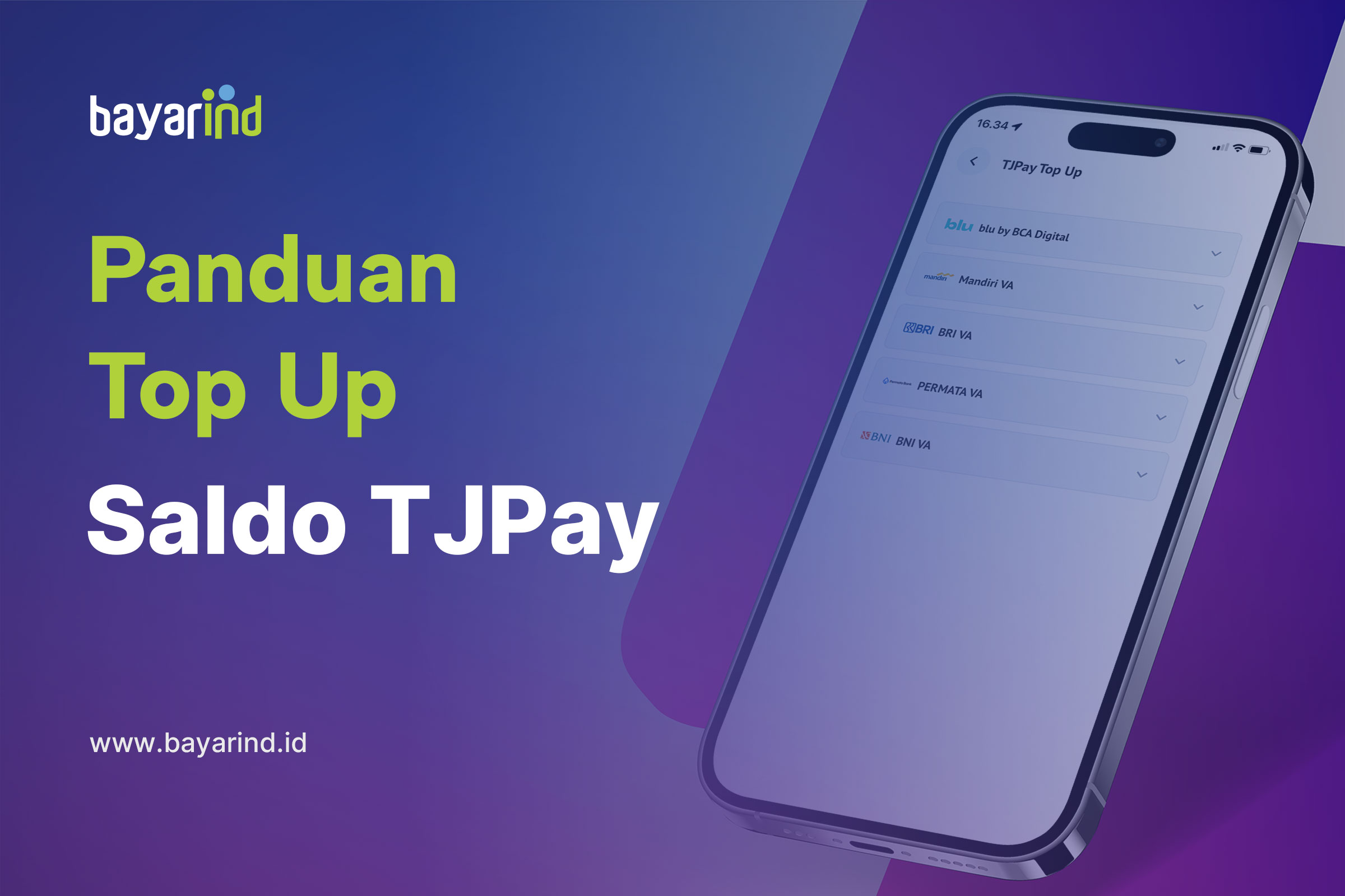 Panduan Isi Ulang Saldo TJ Pay pakai Virtual Account