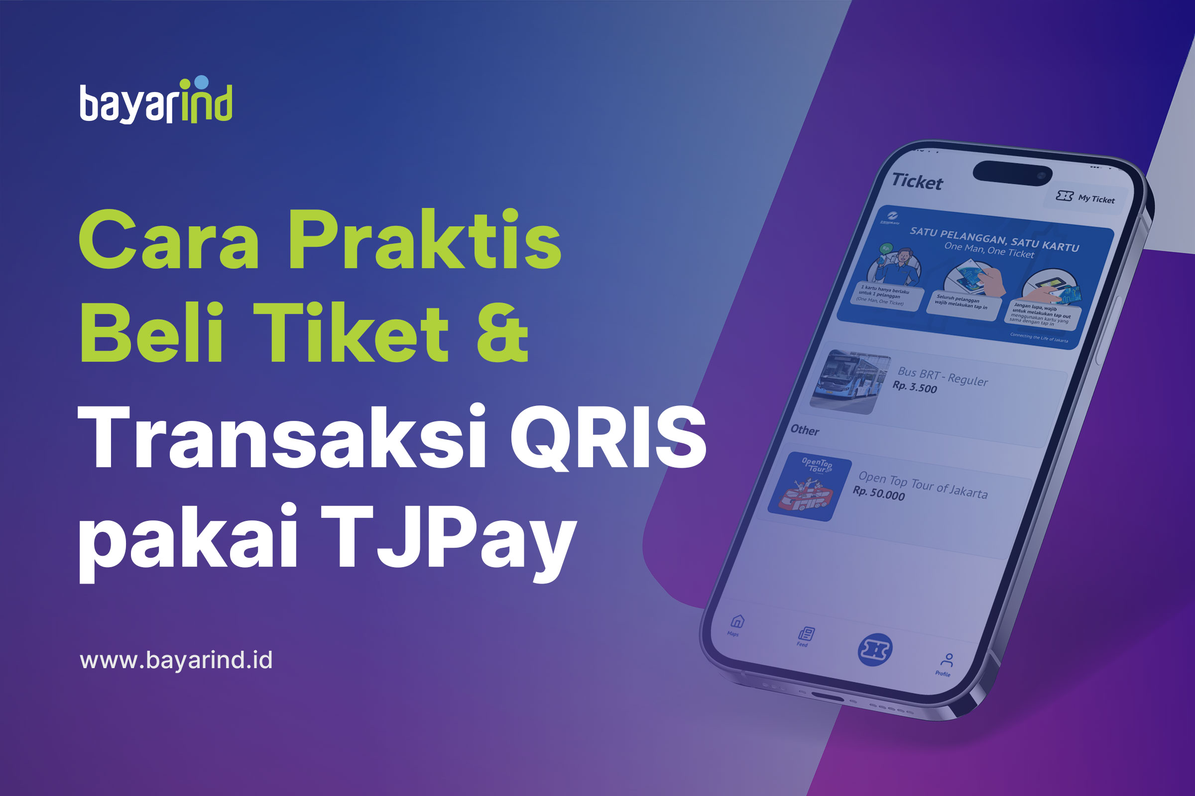 Begini Cara Praktis Beli Tiket & Transaksi QRIS Pakai TJPay